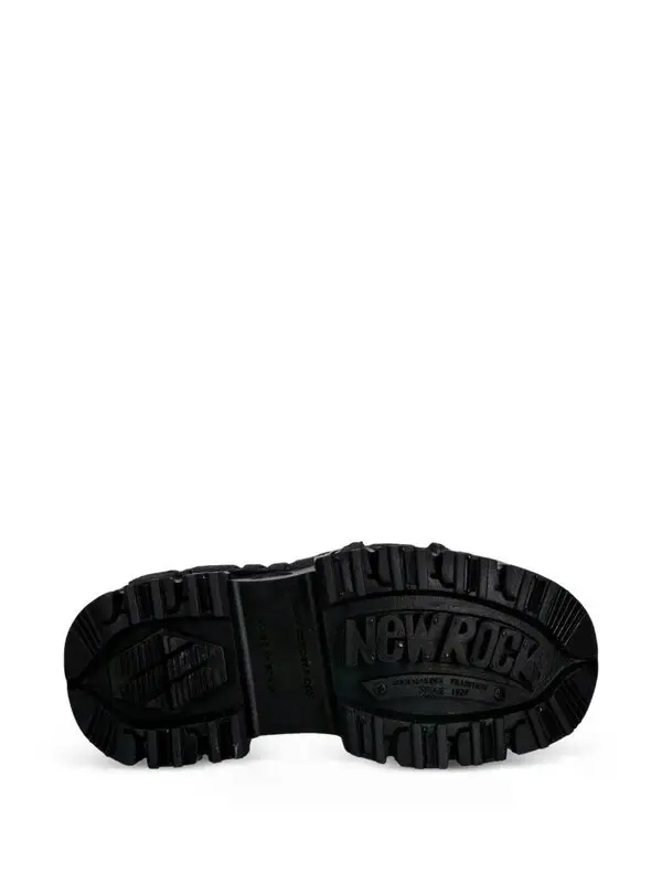 NEW ROCK M-tank1553-c16 Lace-up Platform Boots