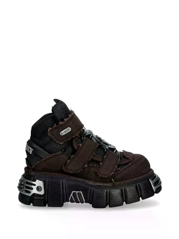 NEW ROCK M-285-c76 Ankle Boots - Brown