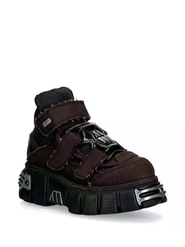 NEW ROCK M-285-c76 Ankle Boots - Brown