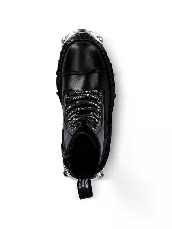 NEW ROCK Lace-up Platform Boots