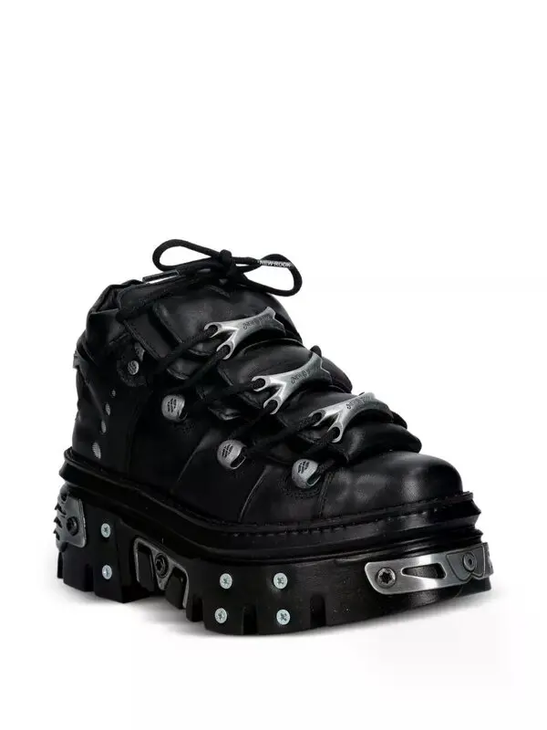 NEW ROCK Metal Detail Boots