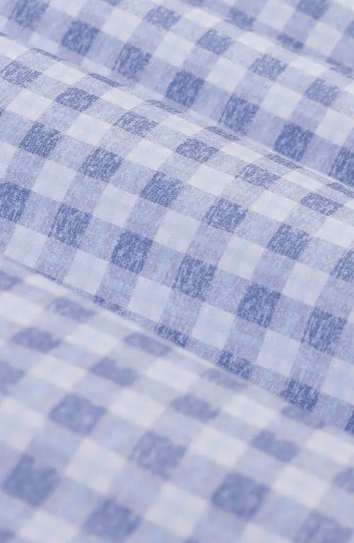 Bugatchi James Ooohcotton® Textured Gingham Check Button-up Shirt - Ether