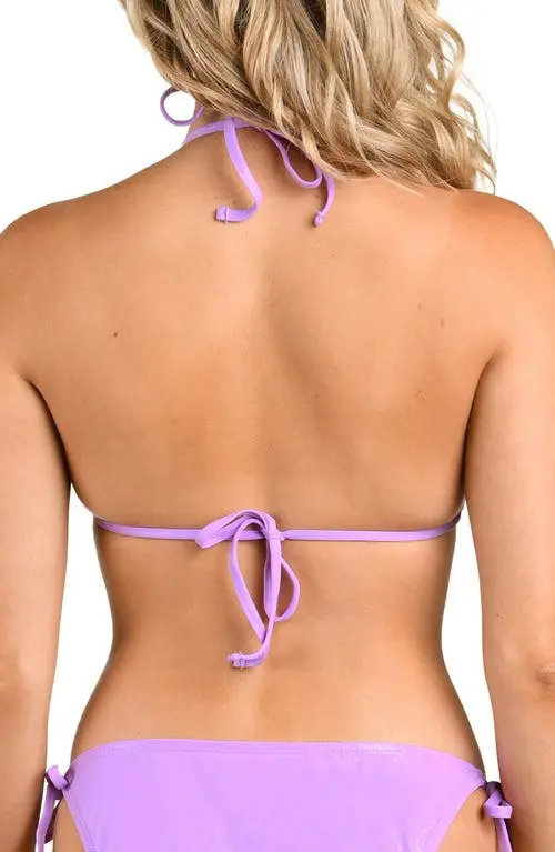 CITRUS Iridescent Mermaid Triangle Bikini Top