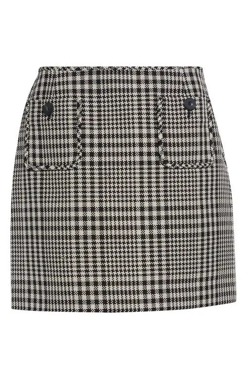 Lafayette 148 New York Cotton Patch Pocket Miniskirt