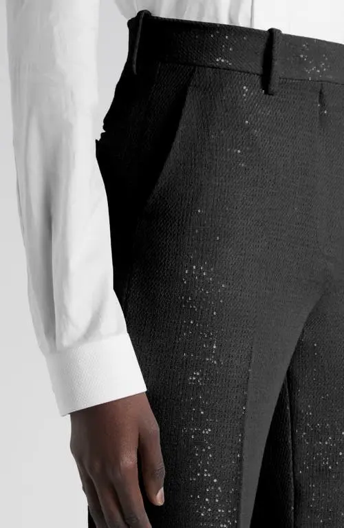 TOM FORD Sequin Straight-leg Pants - Black