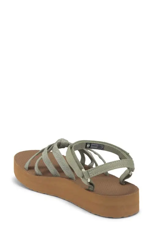 Teva Kena Slim Midform Sandal - Seagrass Multi