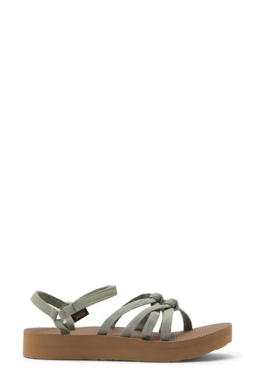 Teva Kena Slim Midform Sandal - Seagrass Multi