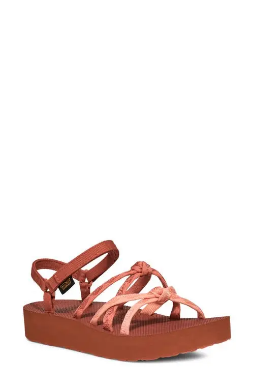 Teva Kena Slim Midform Sandal - Terracotta Multi
