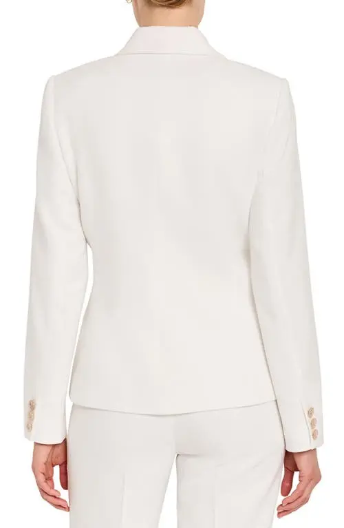 TAHARI ASL One-button Bouclé Blazer