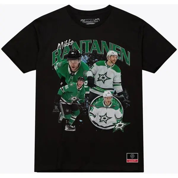 Mitchell & Ness Mikko Rantanen Dallas Stars Player Collage T-shirt
