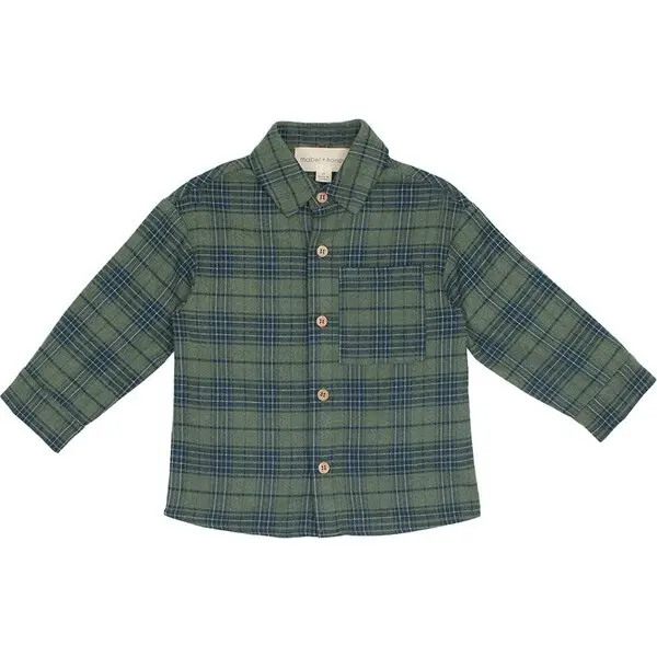 BECKETT AND BEAR Cozy Creatures Brothers Top - Green