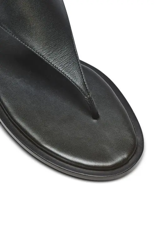Balmain Anthem Flat Toe-post Sandals - Black