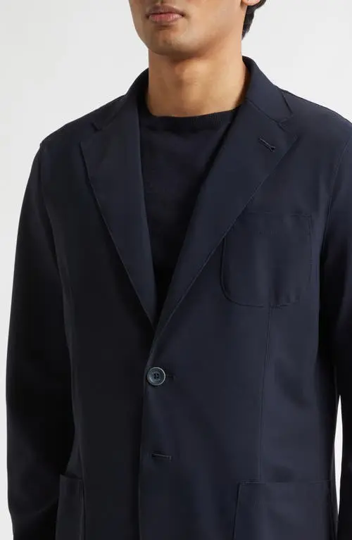 Herno Lightweight Stretch Scuba Knit Sport Coat