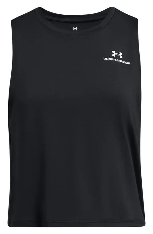 Under Armour Vanish Energy Crop Tank - Black//white