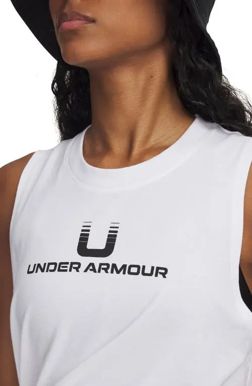 Under Armour Varsity U Tank - White// Black