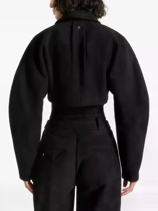 Manière De Voir Balloon Sleeves Jacket - Black