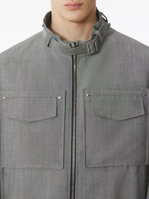 LANVIN Zip-up Jacket With Chest Pockets