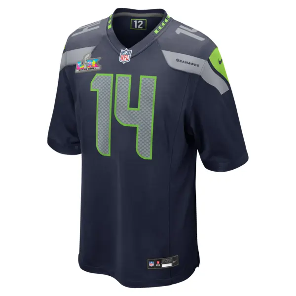 Nike Sam Darnold Seattle Seahawks Super Bowl Lx Nfl Game Jersey - Blue