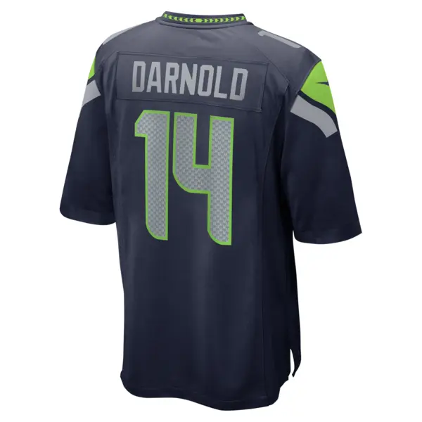 Nike Sam Darnold Seattle Seahawks Super Bowl Lx Nfl Game Jersey - Blue