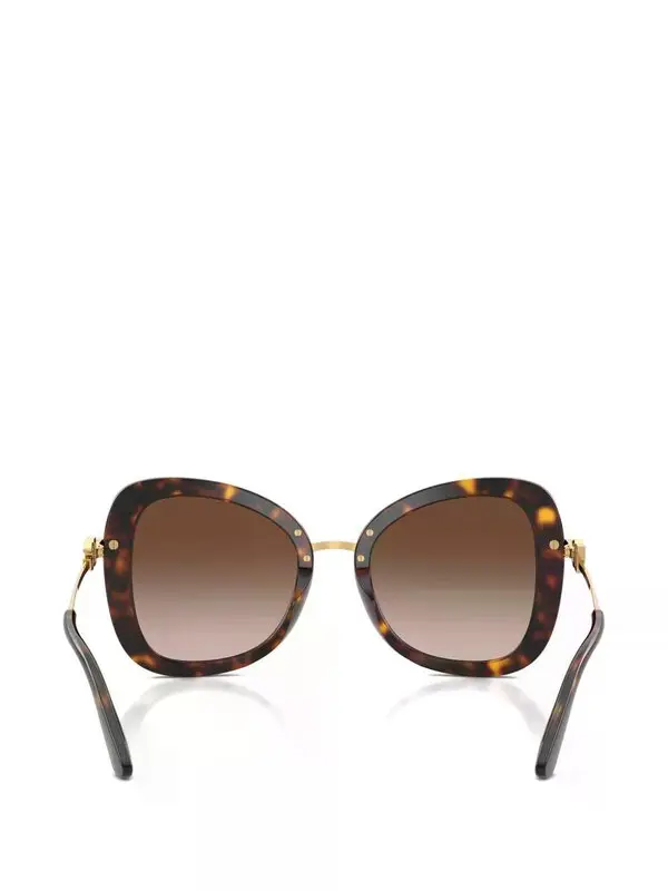 Dolce & Gabbana Oversized-frame Tortoiseshell Sunglasses