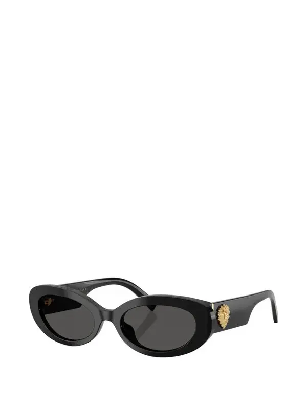 Dolce & Gabbana Oval-frame Sunglasses - Black
