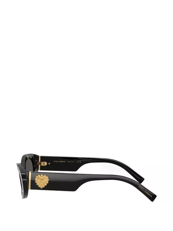 Dolce & Gabbana Oval-frame Sunglasses - Black