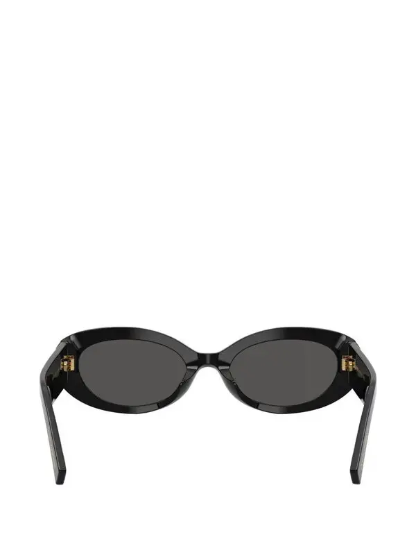 Dolce & Gabbana Oval-frame Sunglasses - Black