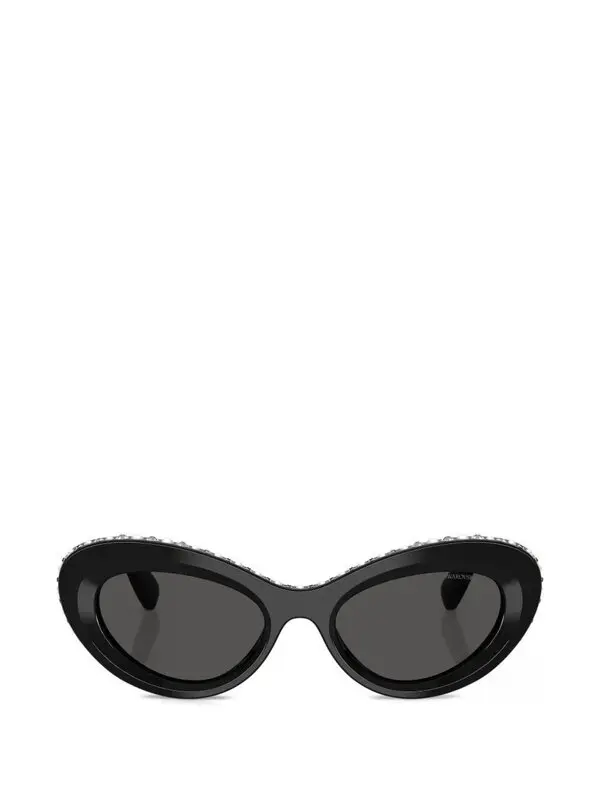 SWAROVSKI Cat-eye Sunglasses - Black