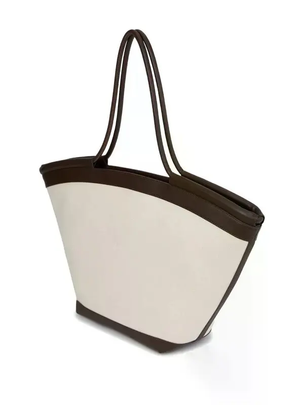 Karl Lagerfeld Large Hotel Beach Bag - Neutrals