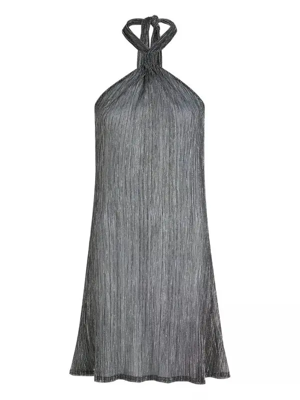 Karl Lagerfeld Metallic Beach Dress - Black