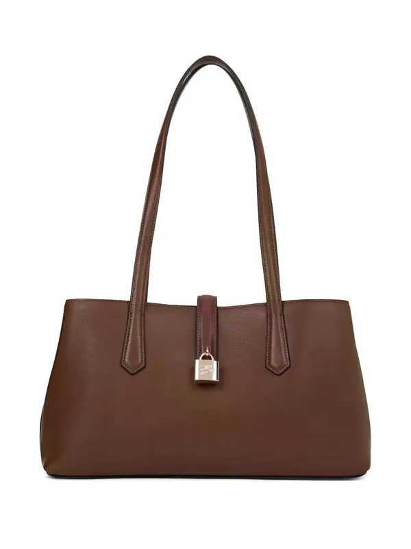 Karl Lagerfeld K/autograph Padlock Tote - Brown