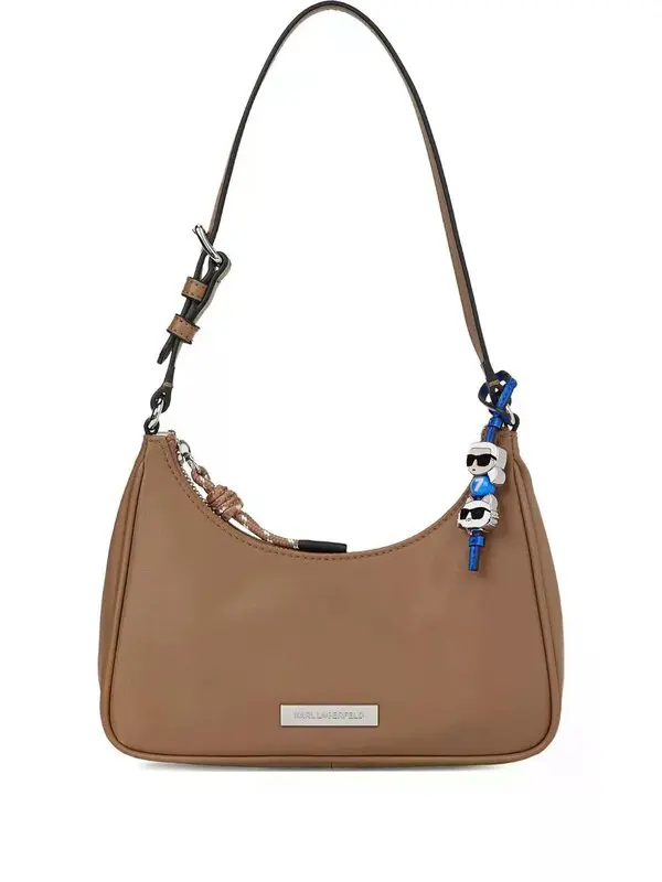 Karl Lagerfeld Logo-plaque Shoulder Bag - Neutrals
