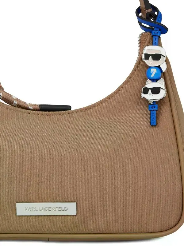 Karl Lagerfeld Logo-plaque Shoulder Bag - Neutrals