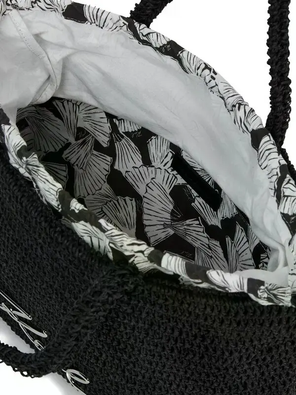 Karl Lagerfeld K/signature Crochet Beach Bag