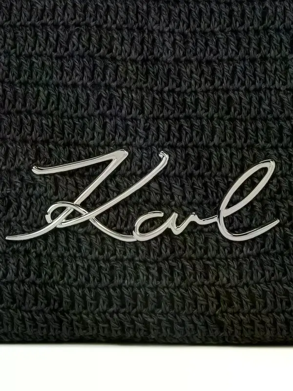 Karl Lagerfeld K/signature Crochet Beach Bag