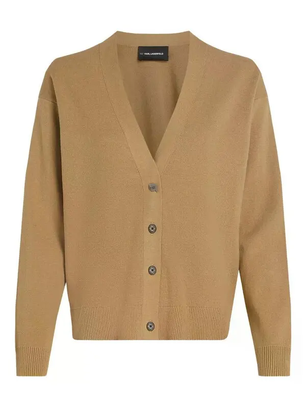 Karl Lagerfeld V-neck Cardigan