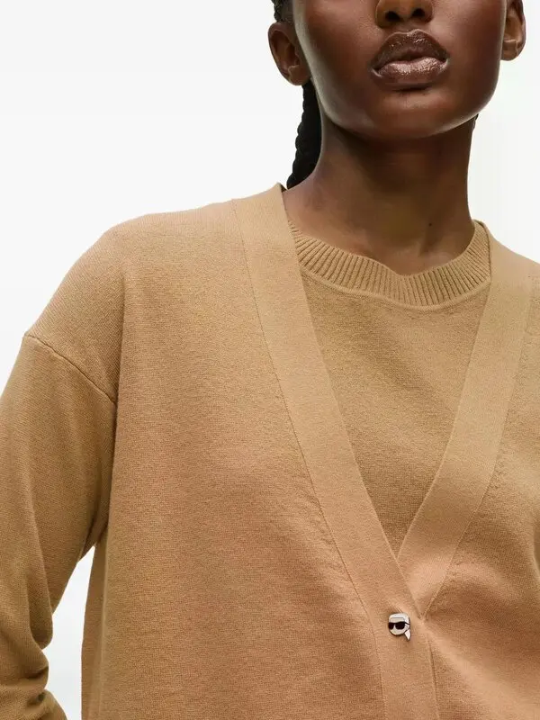 Karl Lagerfeld V-neck Cardigan