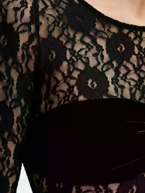 Bardot Helenie Velour Maxi Dress