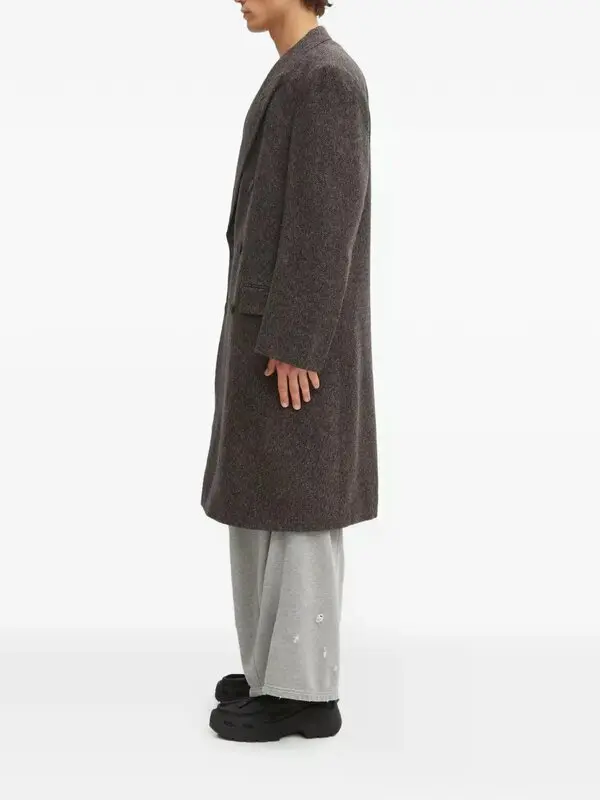 WALES BONNER Mayfair Double-breasted Coat - Brown