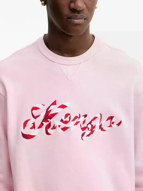 Kenzo Embroidered Crew Neck Sweatshirt
