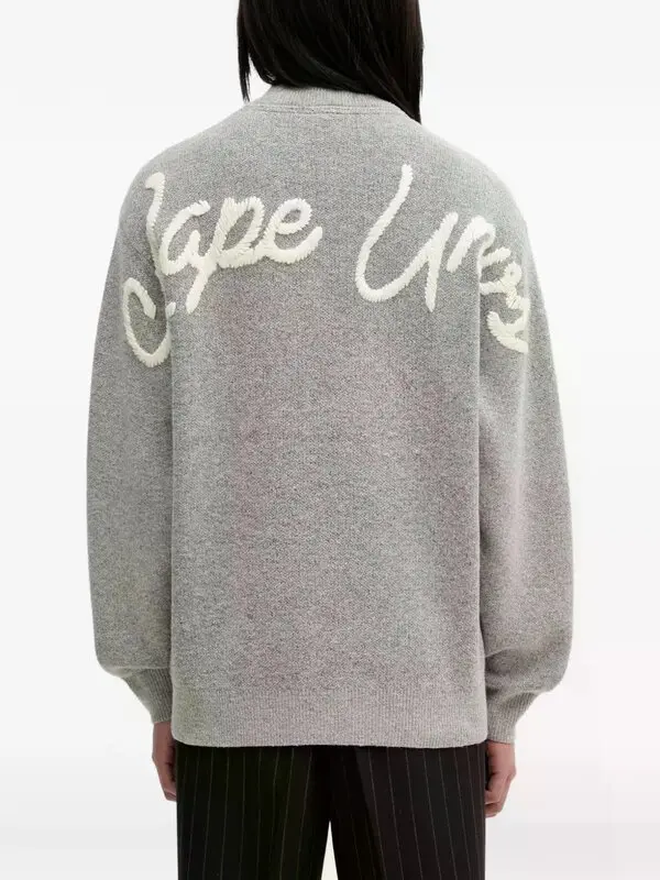 AAPE BY *A BATHING APE Moonface Half-zip Knit Sweater