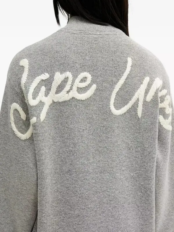 AAPE BY *A BATHING APE Moonface Half-zip Knit Sweater