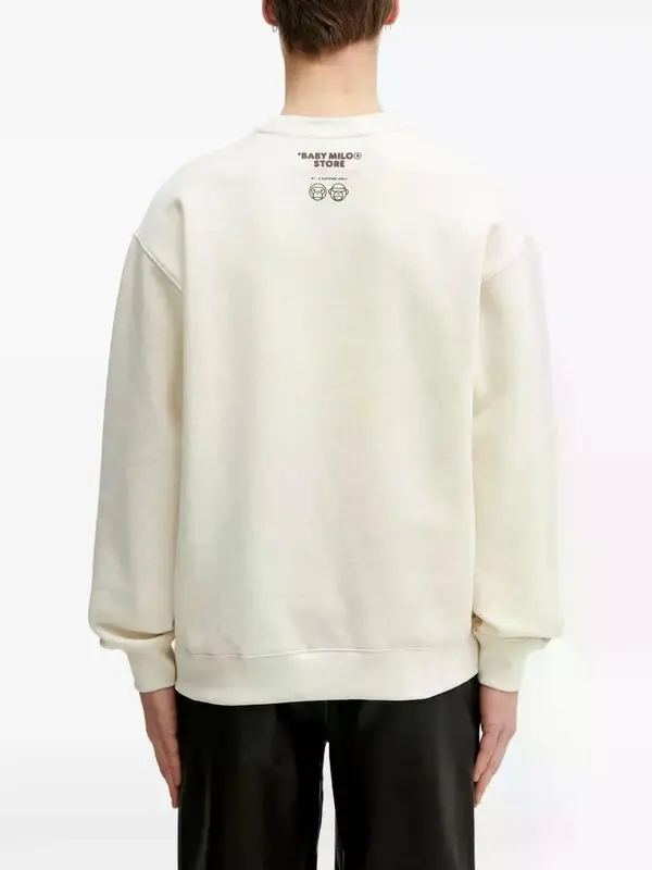 AAPE BY *A BATHING APE X Baby Milo Store Aapeunvs Crewneck Sweatshirt - Neutrals