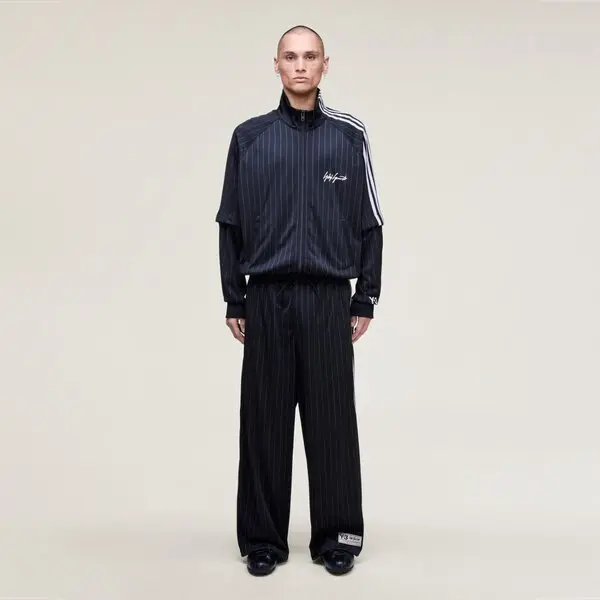 Adidas Y-3 Basketball Track Pants - Black / Chalk Pearl