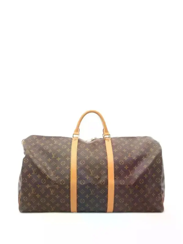 LOUIS VUITTON 1997 60 Keepall Luggage - Brown