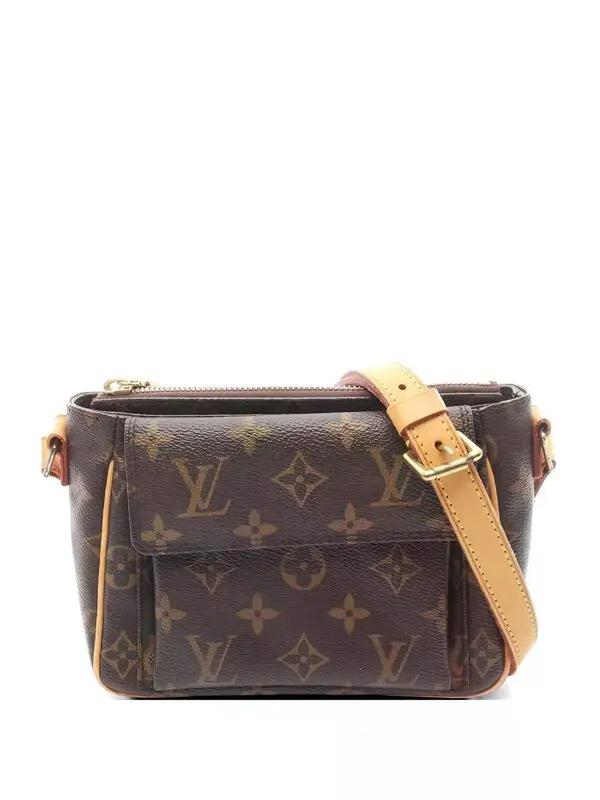 LOUIS VUITTON 2005 Monogram Leather Shoulder Bag