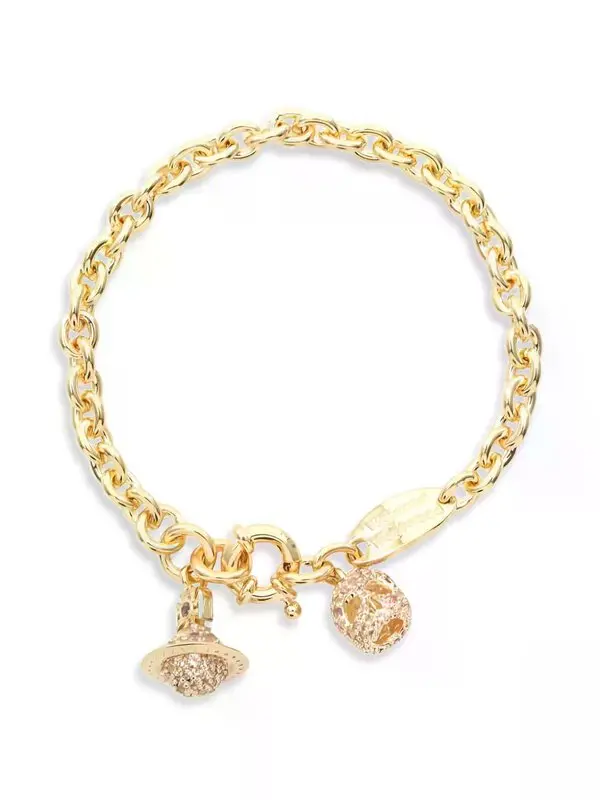 VIVIENNE WESTWOOD 2000s Circe-charm Bracelet - Gold