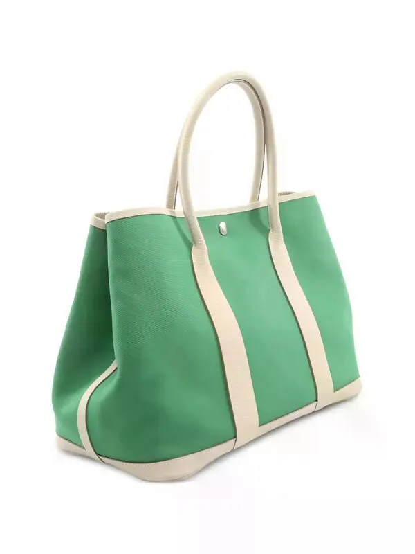 Hermès 2016 Top Handle Tote Bag - Green