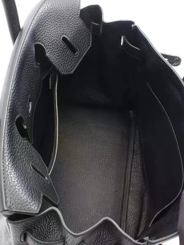 Hermès 2015 30 Birkin Togo Tote Bag - Black