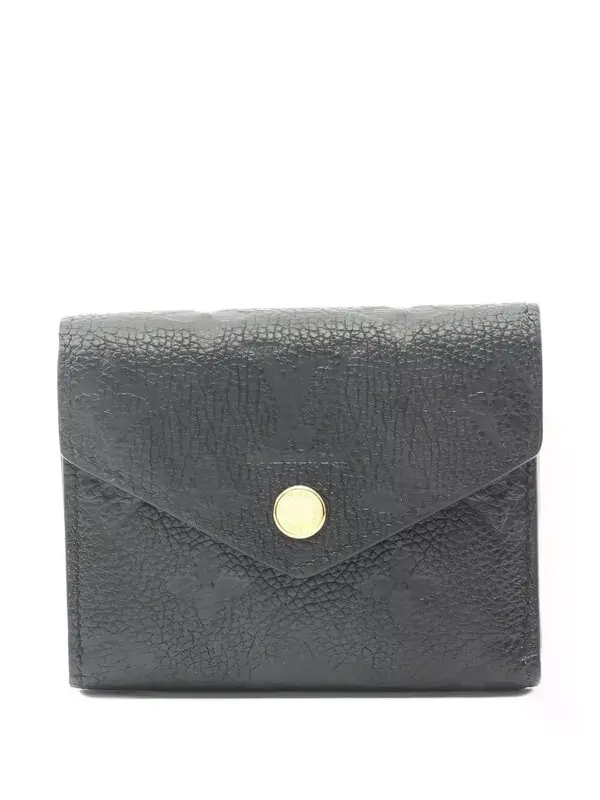 LOUIS VUITTON 2021 Zoé Monogram Trifold Wallet - Black